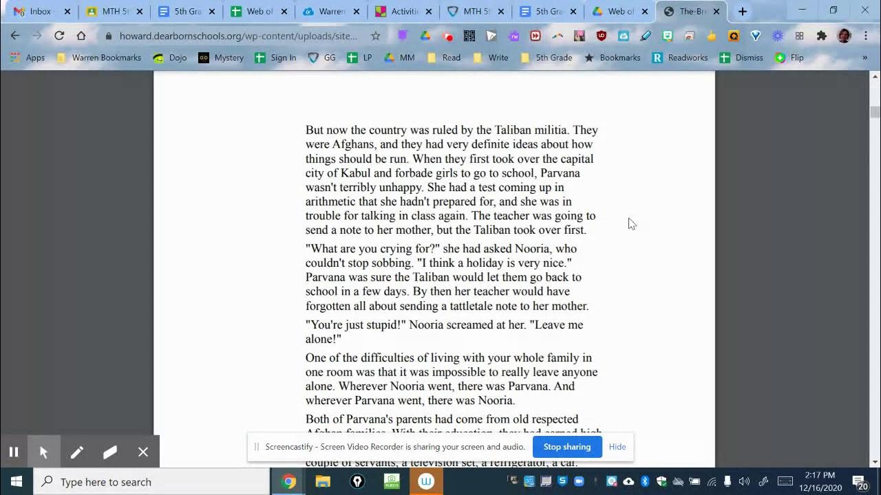 The Breadwinner - Chapter 1 - YouTube