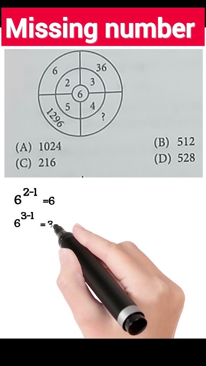 Find the missing number | Reasoning #logicalreasoning #missingnumber - YouTube