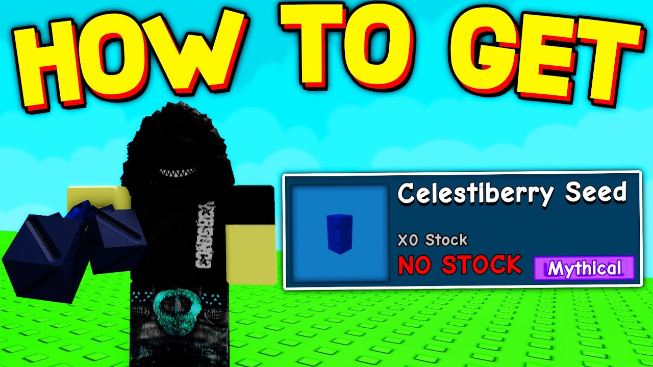 How To GET CELESTIBERRY SHOWCASE in GROW A GARDEN! (How Much Is Celestiberry?) ROBLOX - YouTube