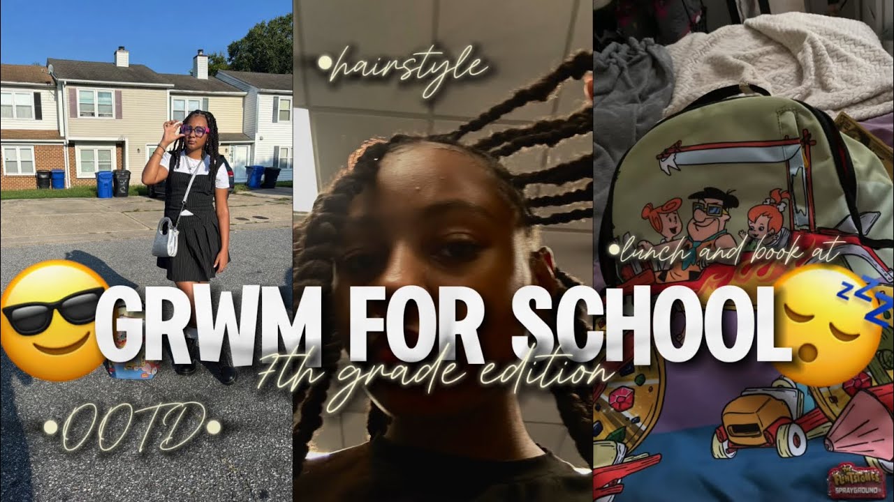 Grwm for the first day of school(7th grade edition) - YouTube