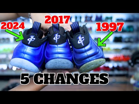 5 Änderungen gegenüber dem Original: Nike Foamposite One Royal 2024 Review