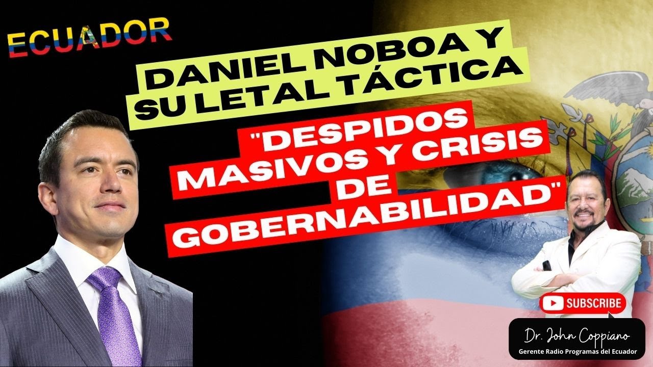 Daniel Noboa y Su Letal Táctica 😱- Dr. John Coppiano - YouTube