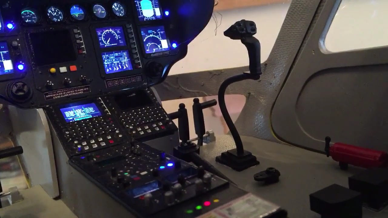 Vario EC135 Cockpit LCD and Lighting - YouTube