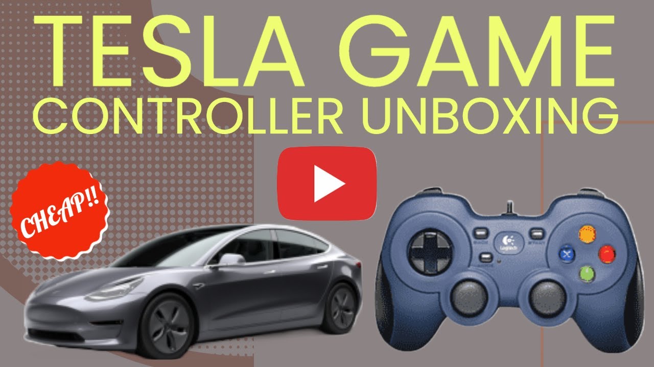 Tesla Model 3 Logitech Game Controller Unboxing and Review! - YouTube