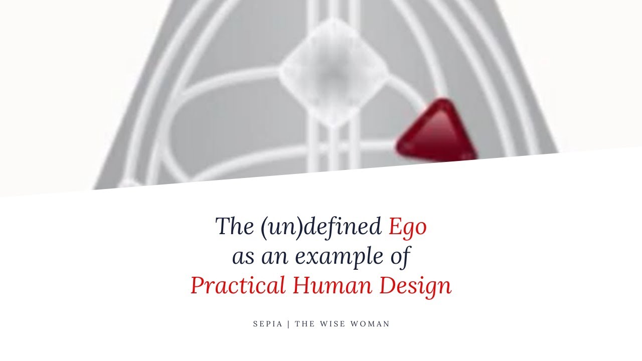 Wise Woman talks... | about the (un)defined Ego as an example of ...
