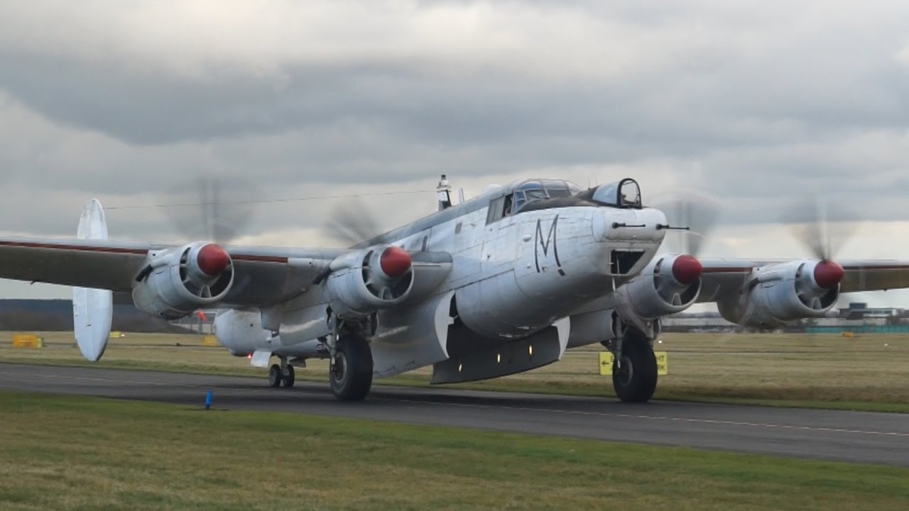 Avro Shackleton WR963 Taxy Run 28th January 2017 - YouTube