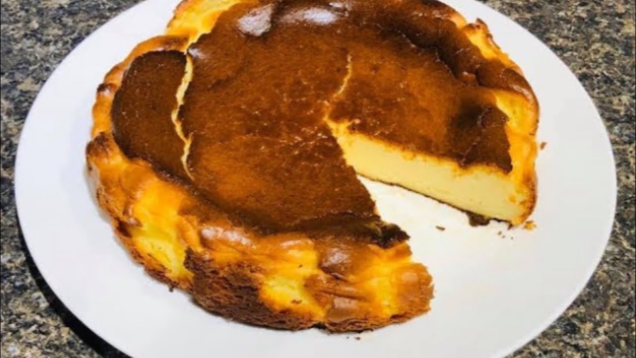 BURNT CHEESECAKE recipe - YouTube