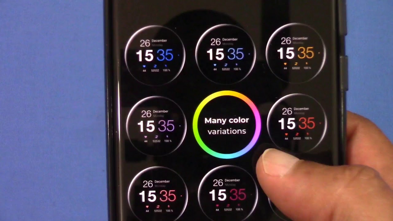 Galaxy Watch 3 Matveyan Minimal Multilingual Watch Face! - YouTube