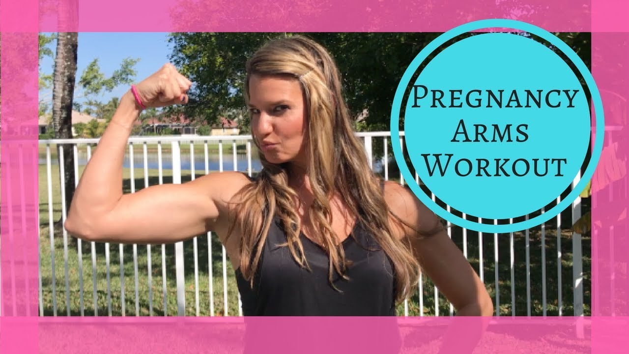 Pregnancy Workout - For Toning The Arms - YouTube
