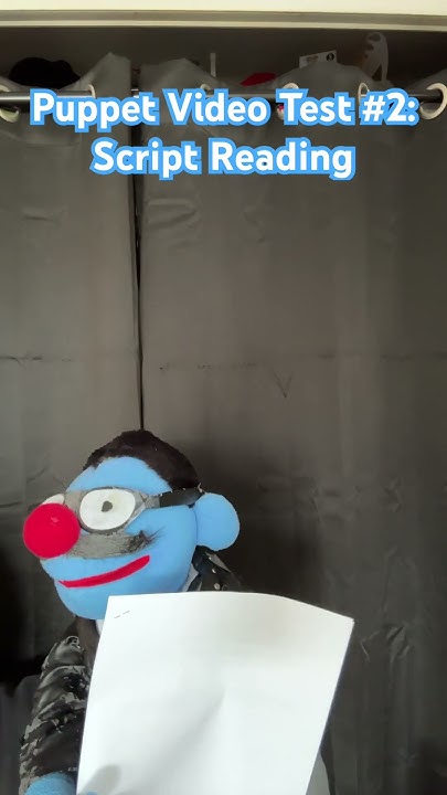 Puppet Video Test #2: Script Reading - YouTube
