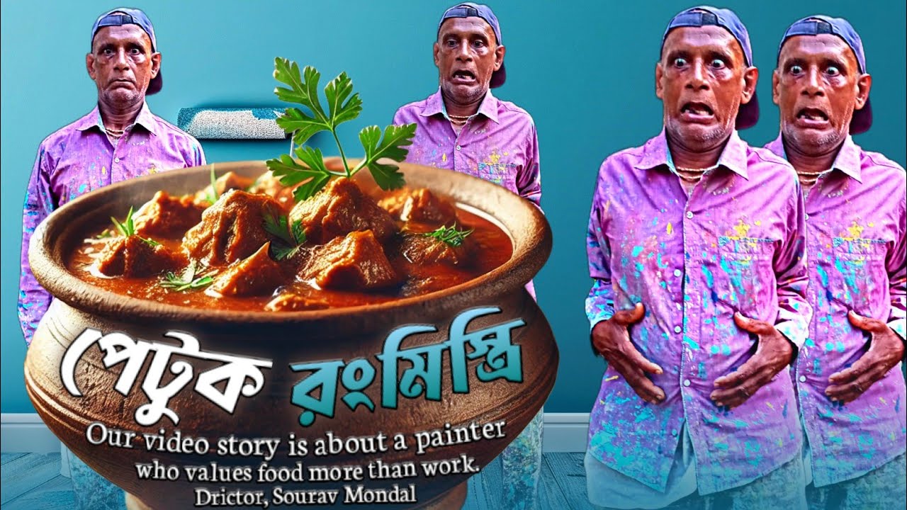পেটুক রংমিস্ত্রি || Petuk Rong Mistri || Full Comedy, Funny Video # ...