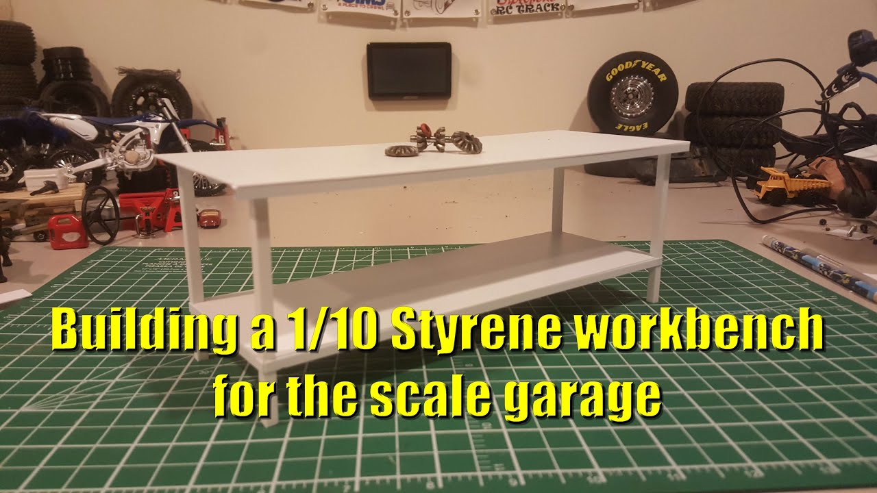 RC Talk "Building a 1/10 Styrene workbench for the scale garage" - YouTube