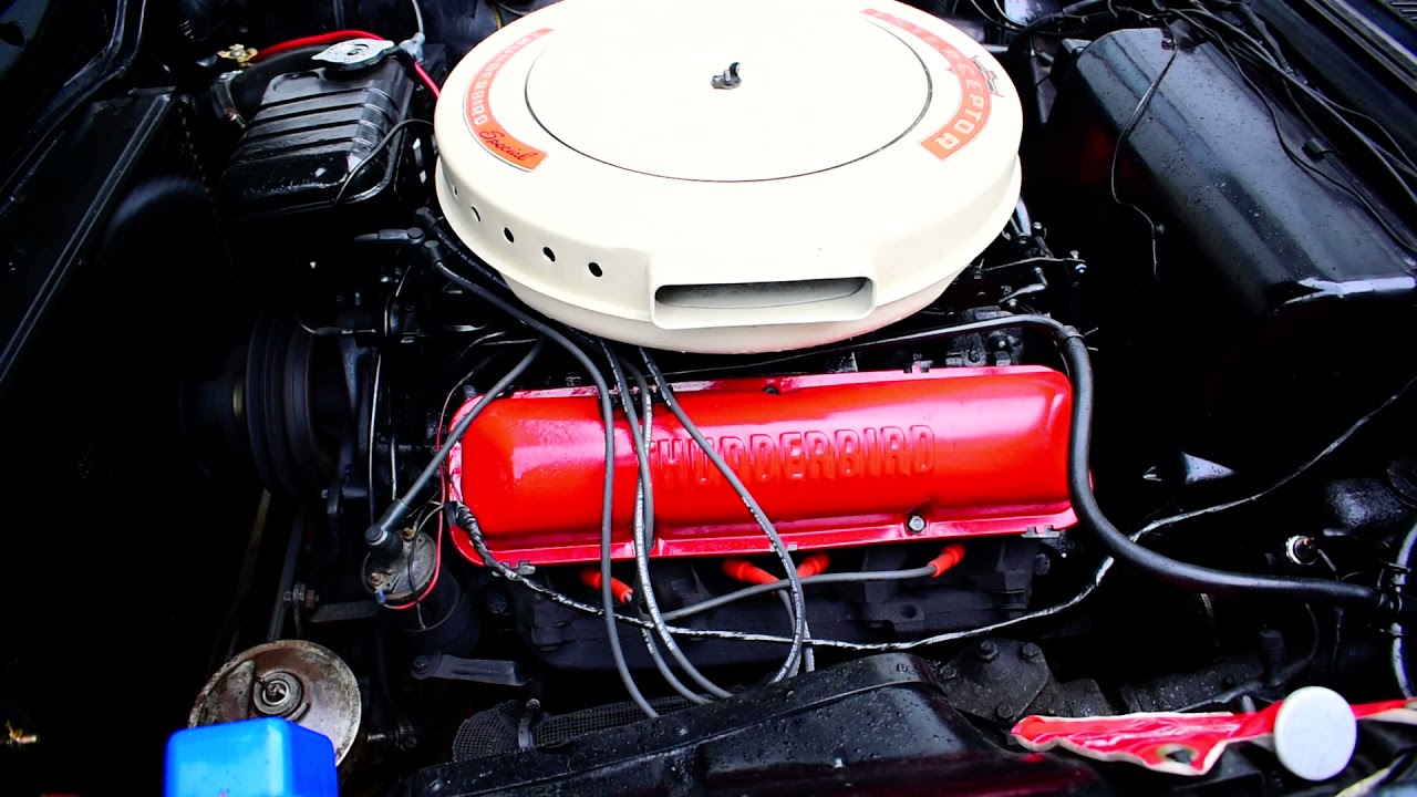 1960 Ford Thunderbird Startup 352 cu in (5.8 L) - YouTube