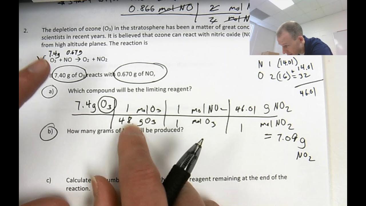 Limiting Reactant Example Problems Video and Explanation - YouTube