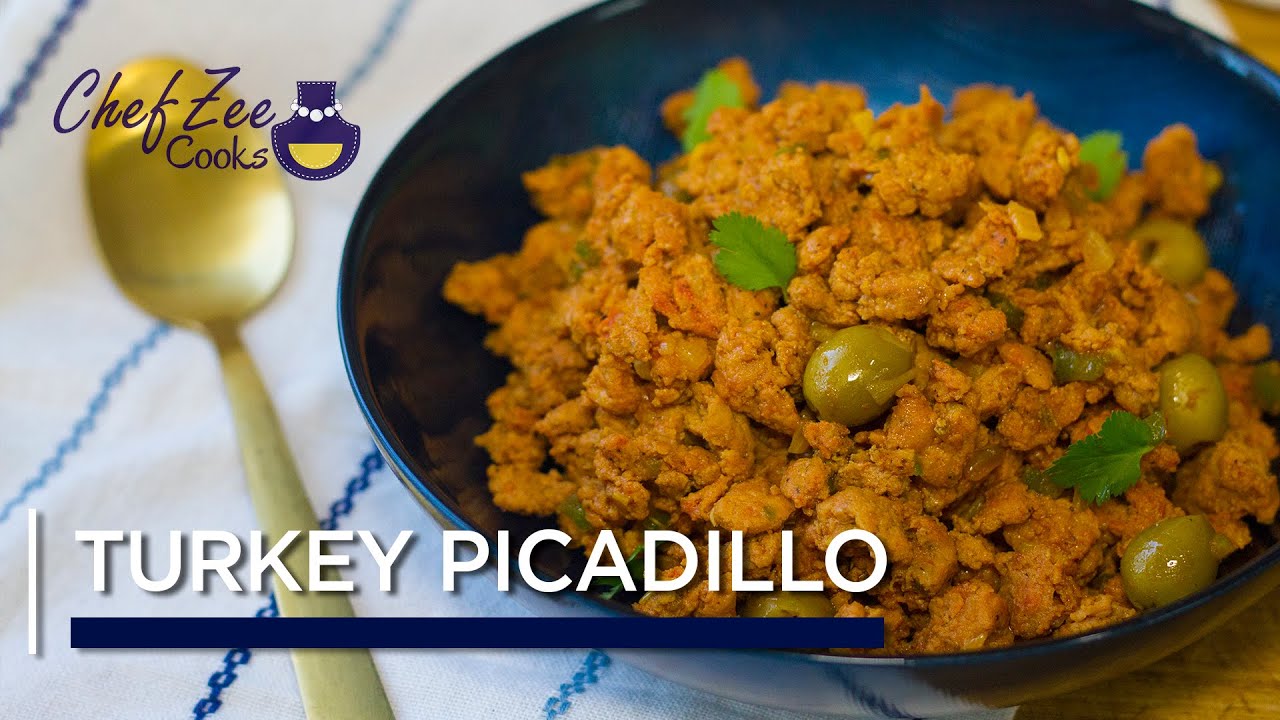 Turkey Picadillo | Ground Turkey Recipe | Cuban Recipes | Chef Zee ...