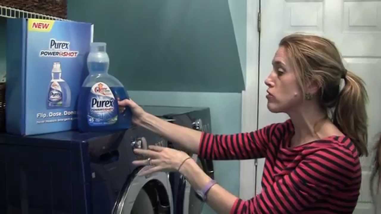 Purex Power Shot Auto Dose Laundry Detergent - YouTube