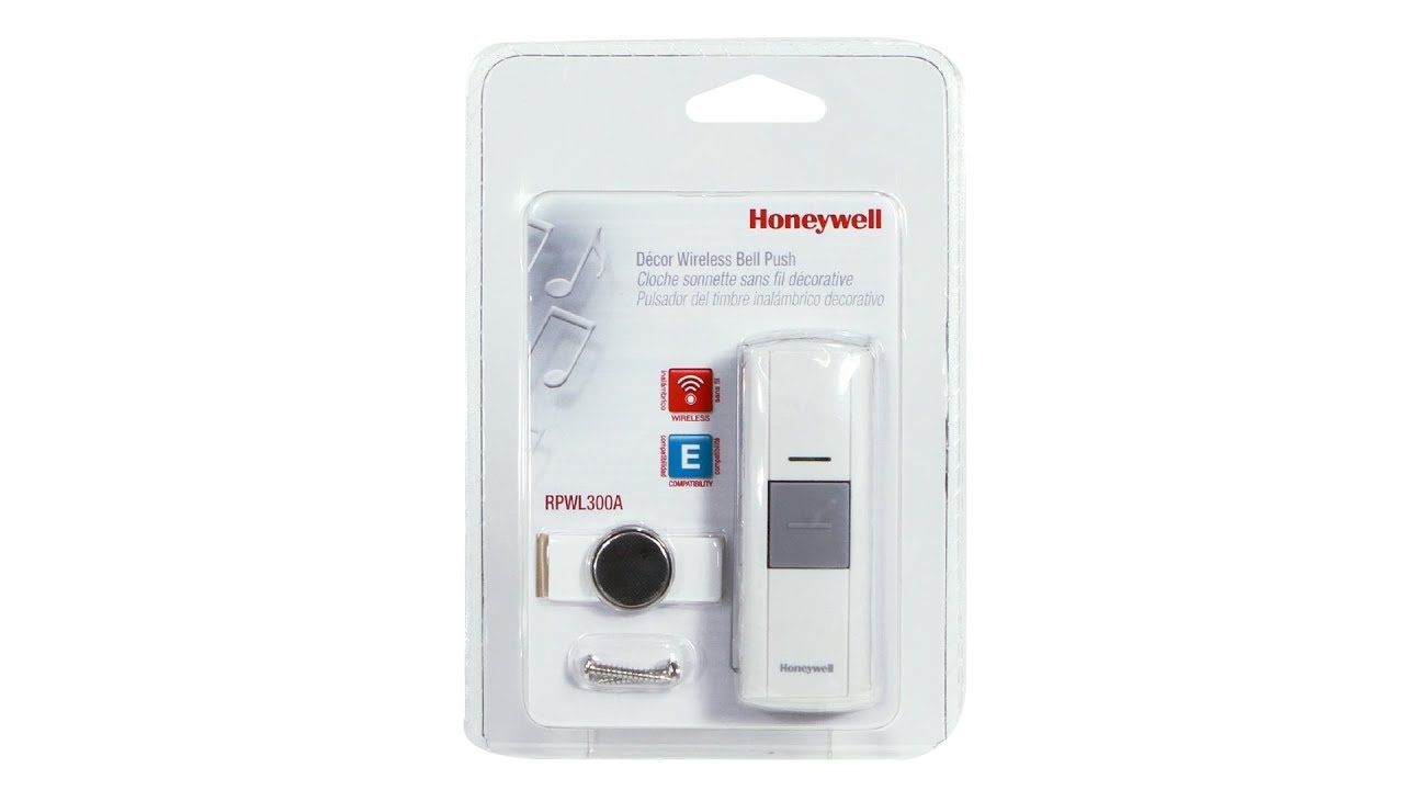 Honeywell Decor Wireless Surface Mount Push Button (RPWL300A1007) - YouTube