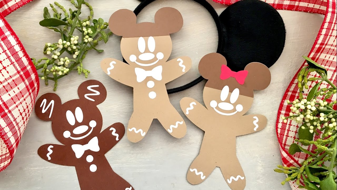 December Daily Vlog - Day 6 - Mickey Mouse Paper Gingerbread Men - YouTube