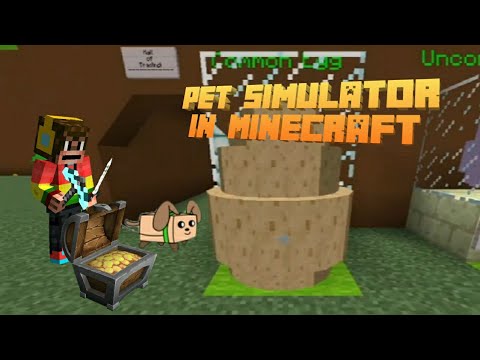 Pet Simulator IN MINECRAFT | java edition - YouTube
