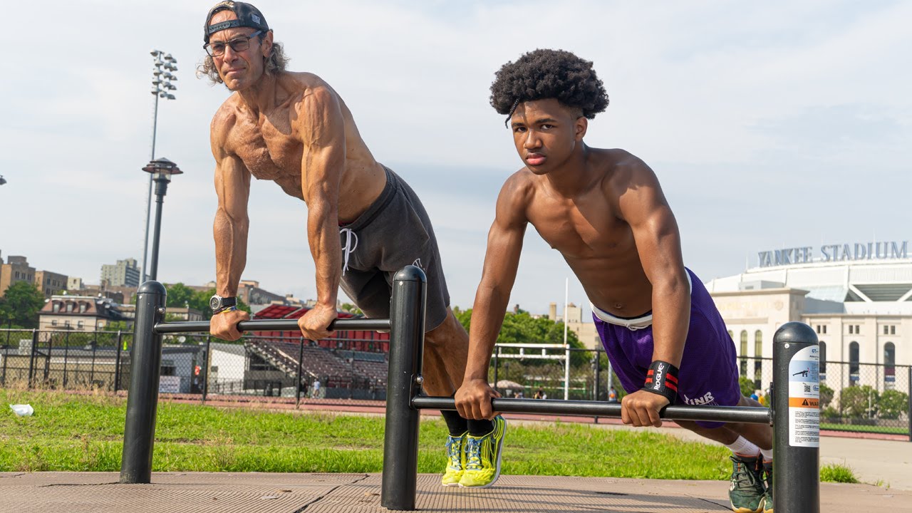 58 year Old Joe and 14 year old Demarjay Smith | 200 PUSH UPS A DAY FOR ...