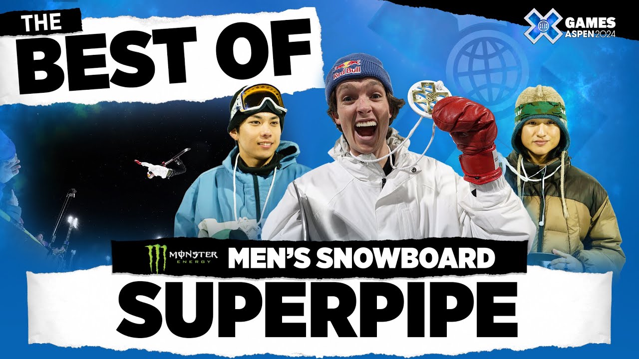 BEST OF Monster Energy Men’s Snowboard SuperPipe | X Games Aspen 2024 - YouTube