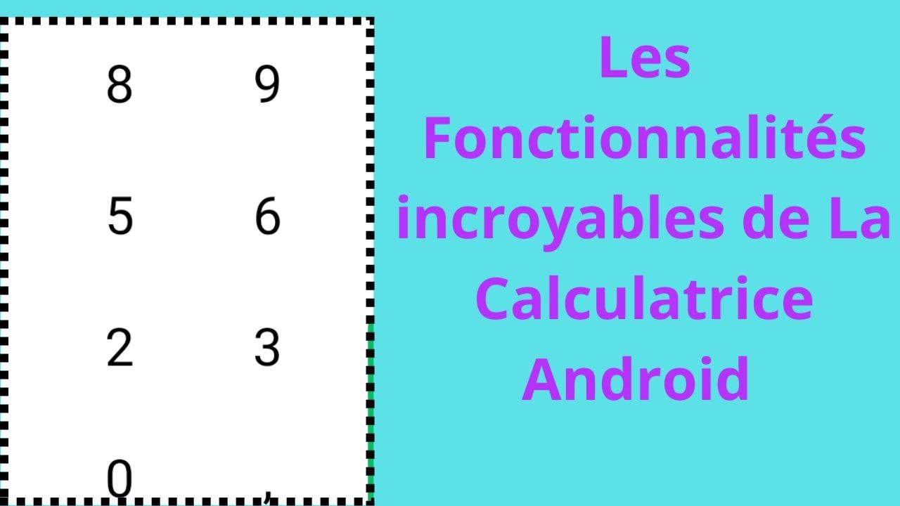 Quels sont les Secrets Cachés de la Calculatrice Sur Android - YouTube