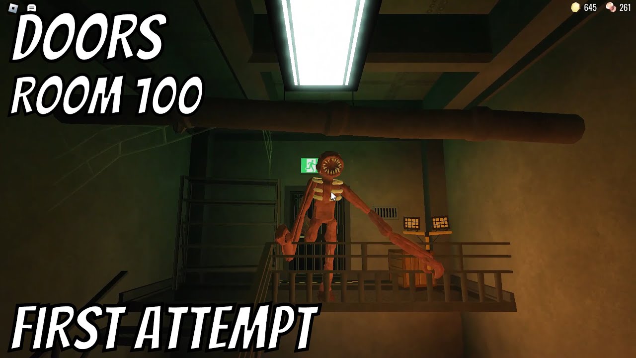 ROBLOX - DOORS [Room 100] First Attempt - YouTube