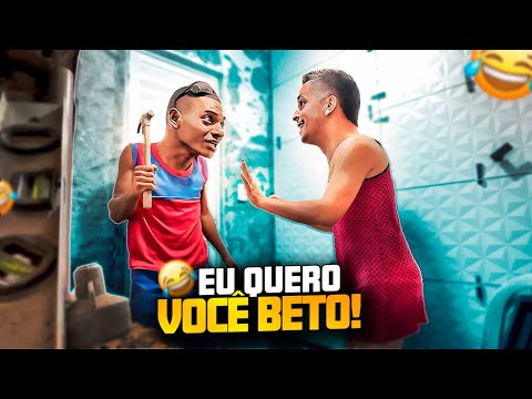 ERIK SE TRANCOU NO BANHEIRO DE CAMISOLA COM BETO TIZIU 🤣🤣 | BETO TIZIU