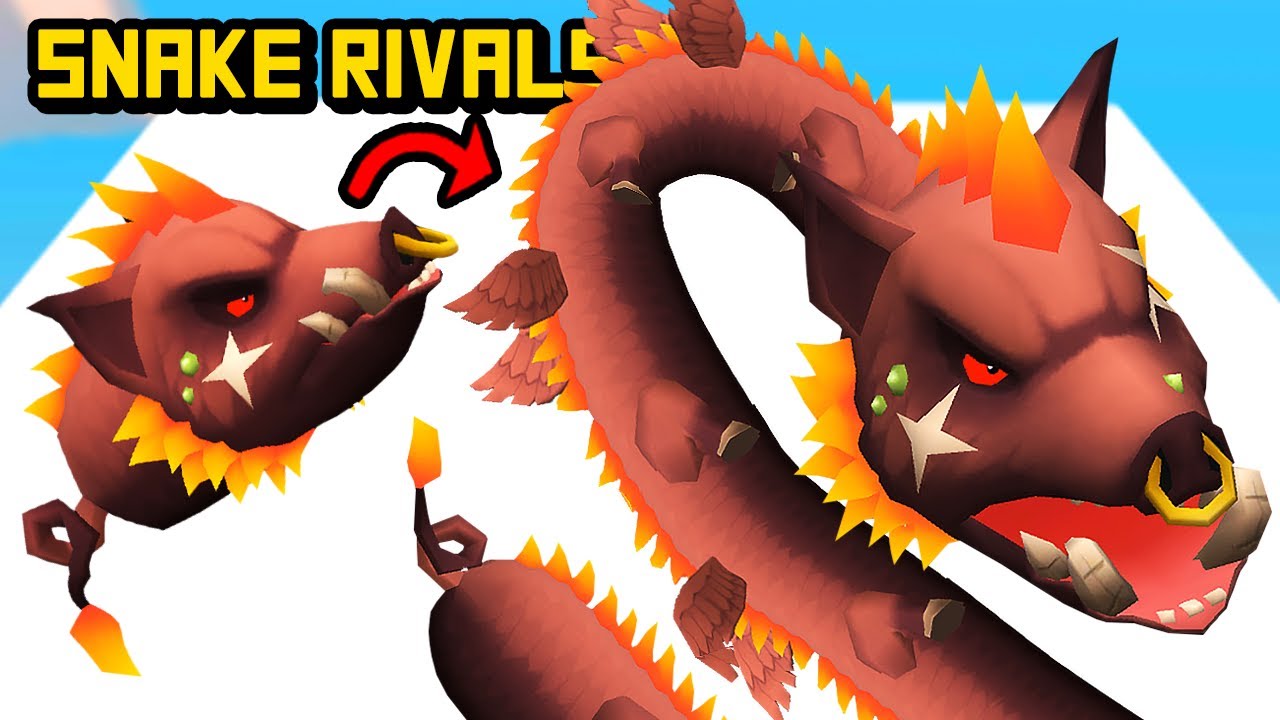 Snake Rivals #10 - งูหมูป่าแสนดุร้าย!! [ เกมส์มือถือ ] - YouTube