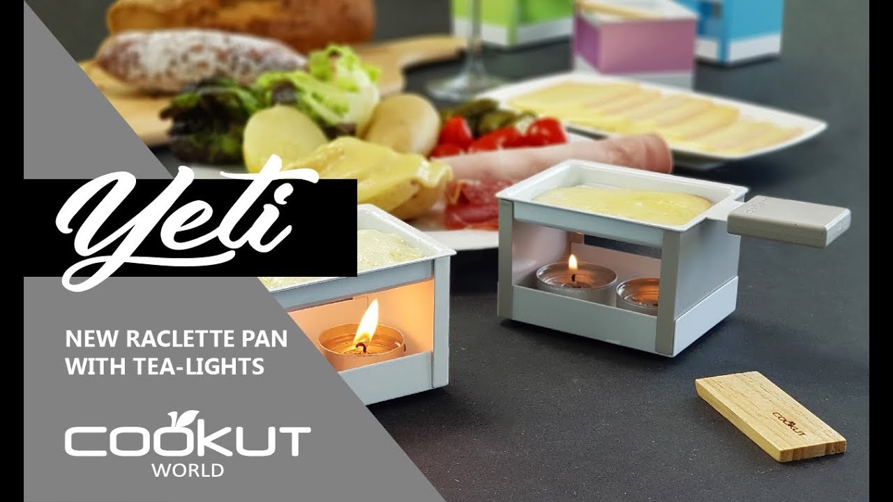 YETI by Cookut - Raclette with tea-lights easy to store - YouTube