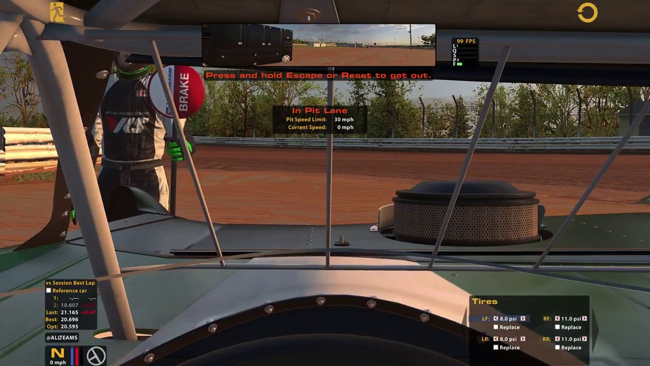 iRacing - DIRT Part 2, some setup tweaking - YouTube