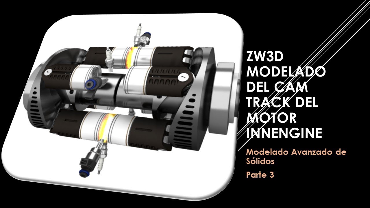 ZW3D: Práctica de Modelado del Cam Track del Motor INNengine (Parte 3 ...