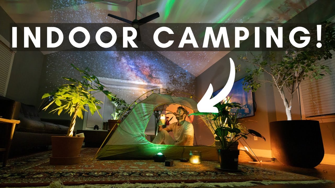 Cozy Indoor Camping 😍 - YouTube
