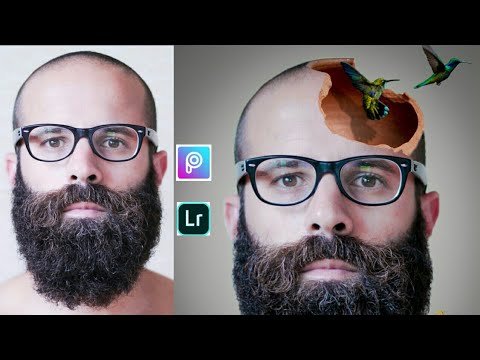 Picsart and lightroom head manipulation editing tutorial (AP editography) - YouTube