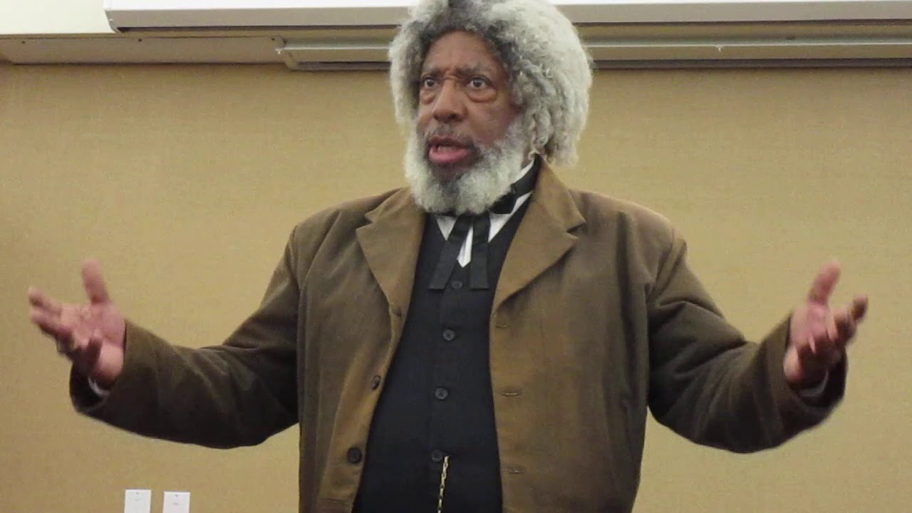 3 Nathan Richardson as Frederick Douglass, Main St. Library, Newport ...