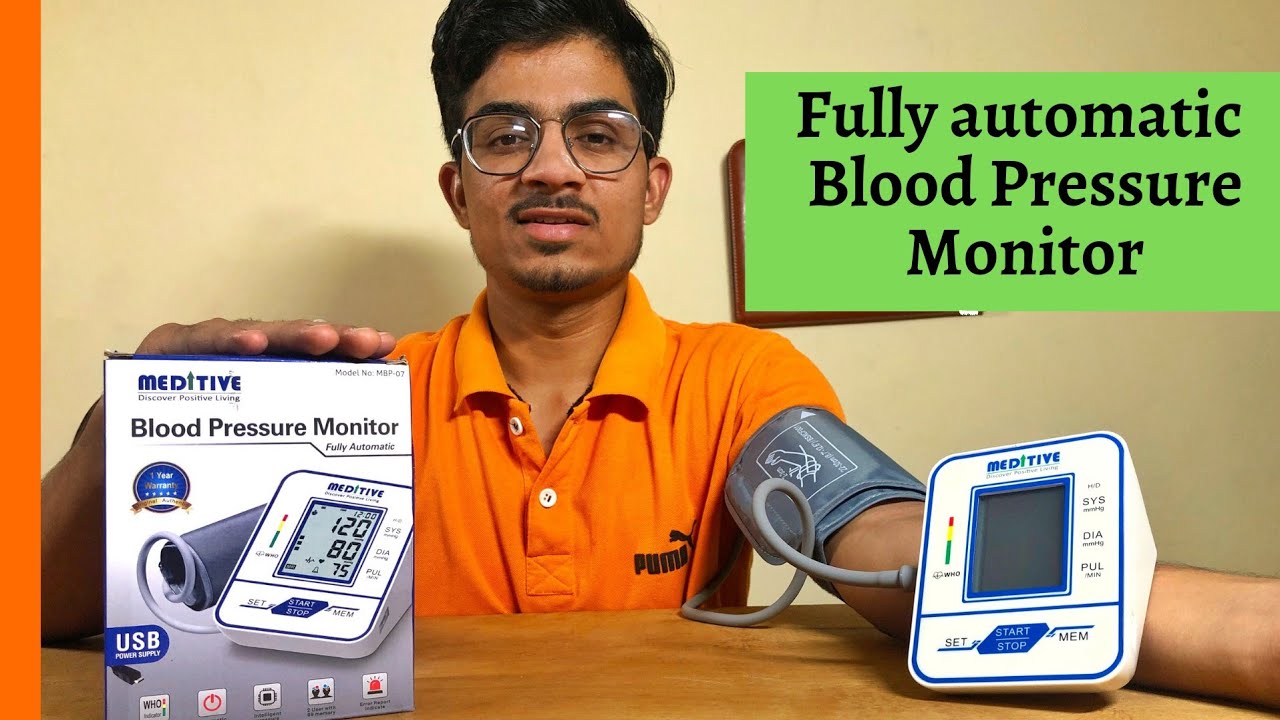 Fully Automatic Blood Pressure Monitor || Meditive BPM | One Device for ...