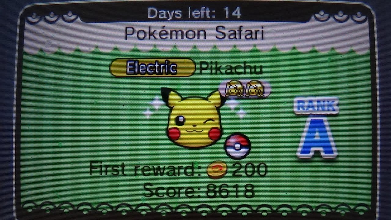 Winking Pikachu catch Pokemon Shuffle - YouTube