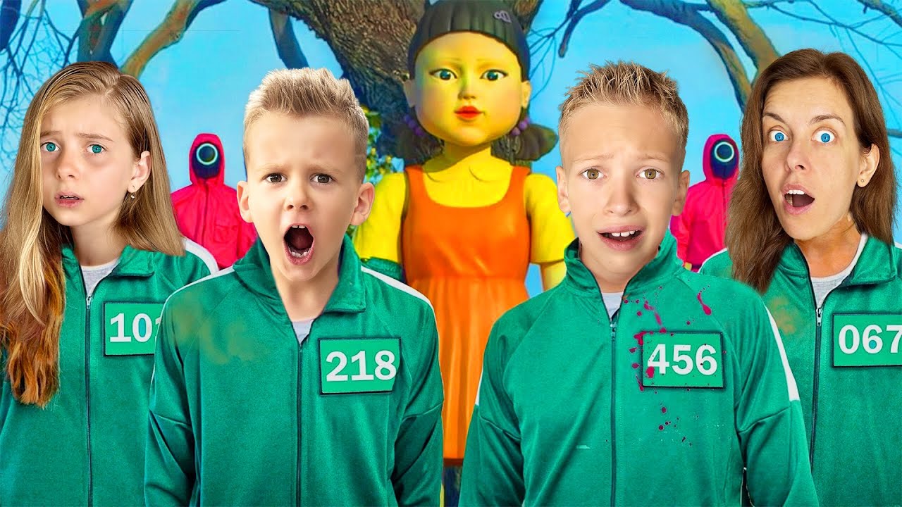 👽 Squid Game în viața reală 🫨 cu Melissa și Mircea Melimi 🤯 - YouTube