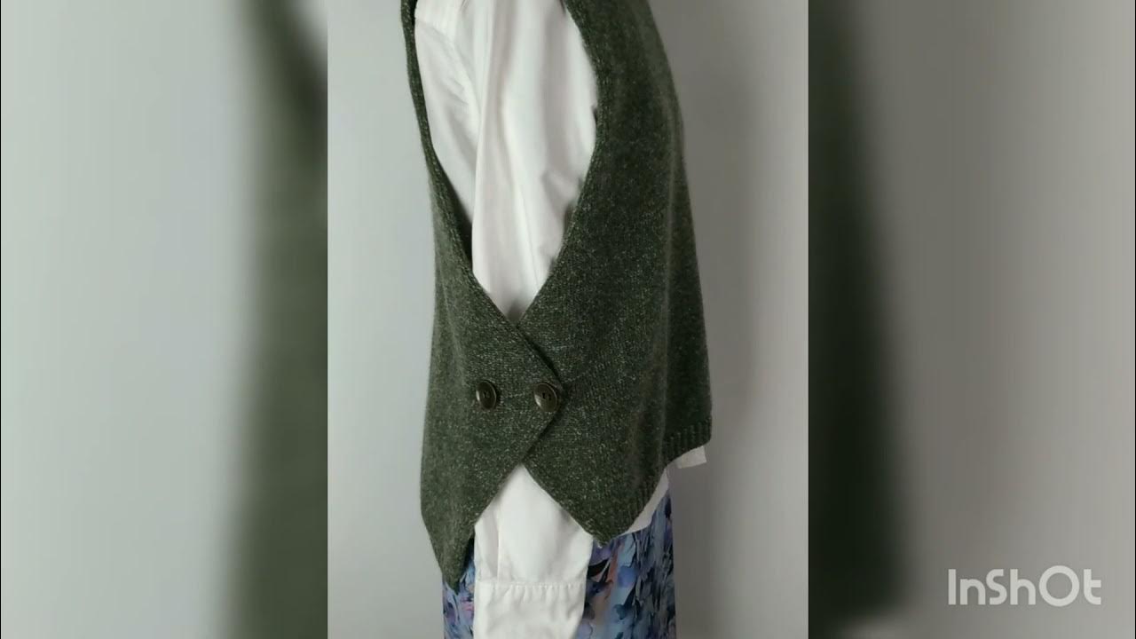 Жилет-манишка Иней - YouTube