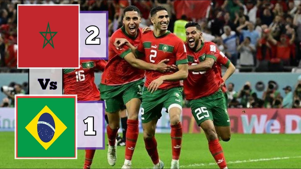 Highlight- Brazil 1 Vs 2 Marocco I International Friendly Match - YouTube