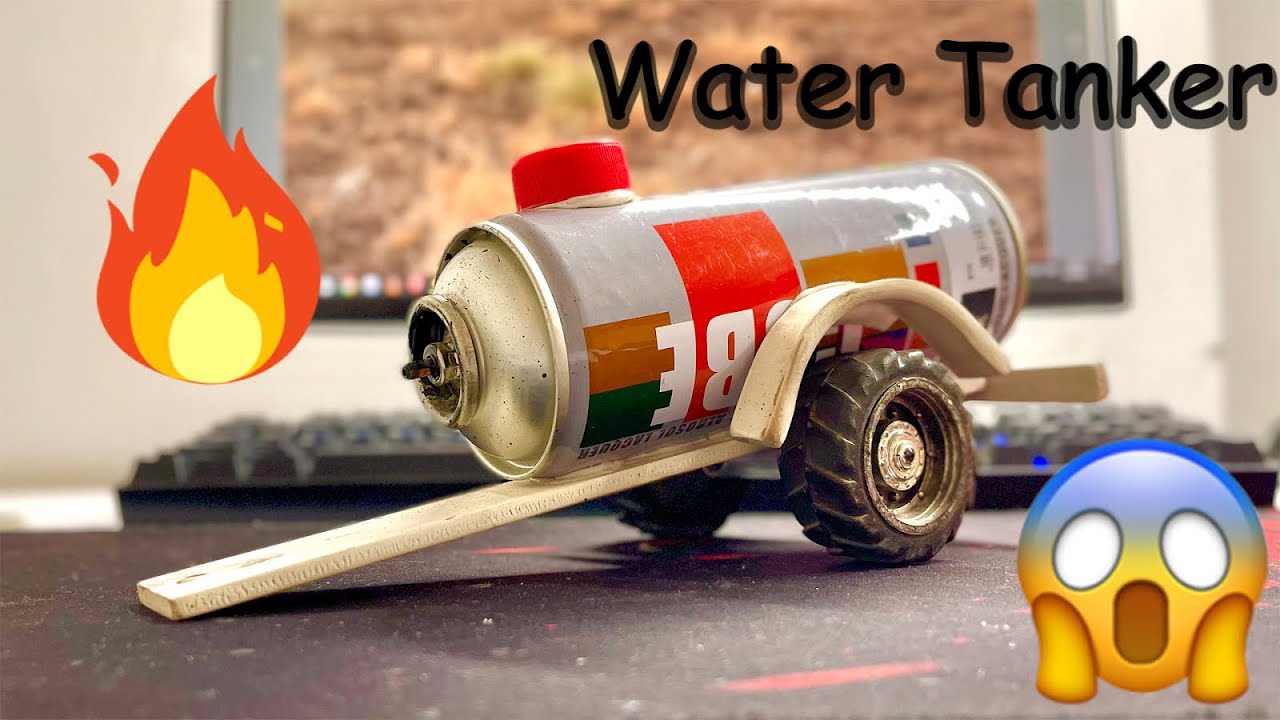 DIY WATER TANK / how to make toy water tank / water tanker / JUGAADU ...