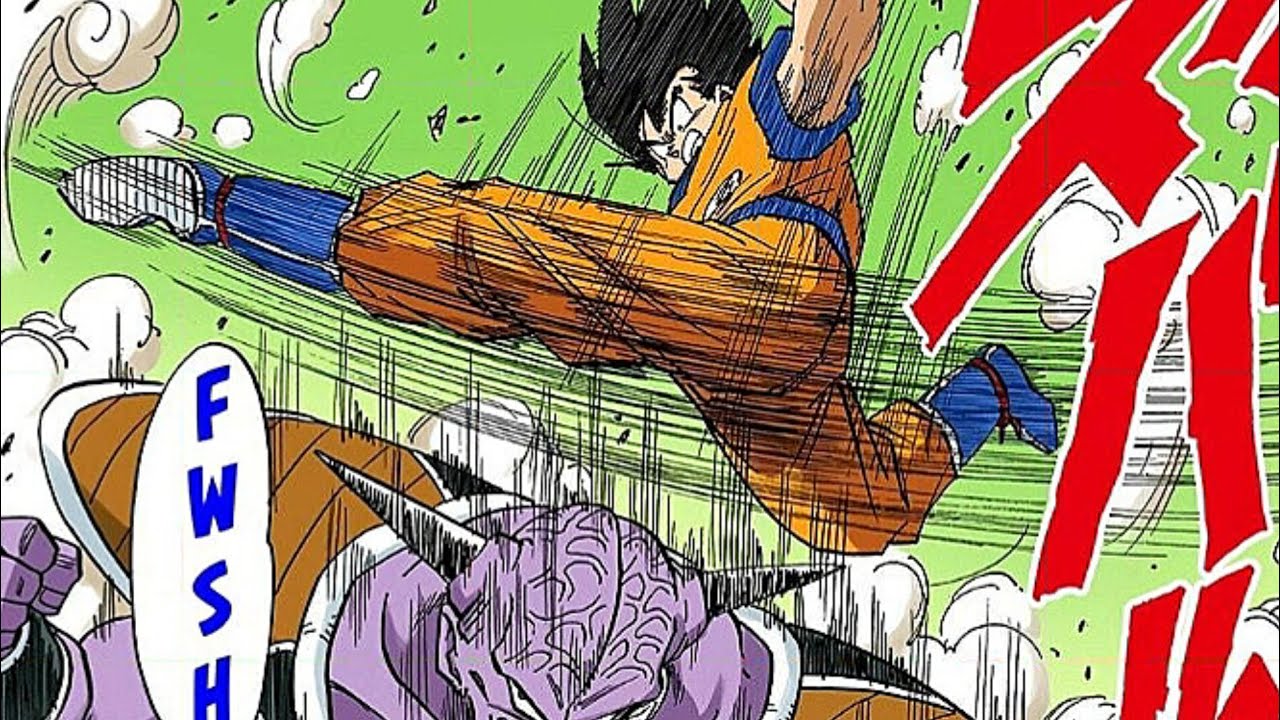 Goku vs Captain Ginyu | Dragon Ball Chapters 283 - 284 | With Music ...