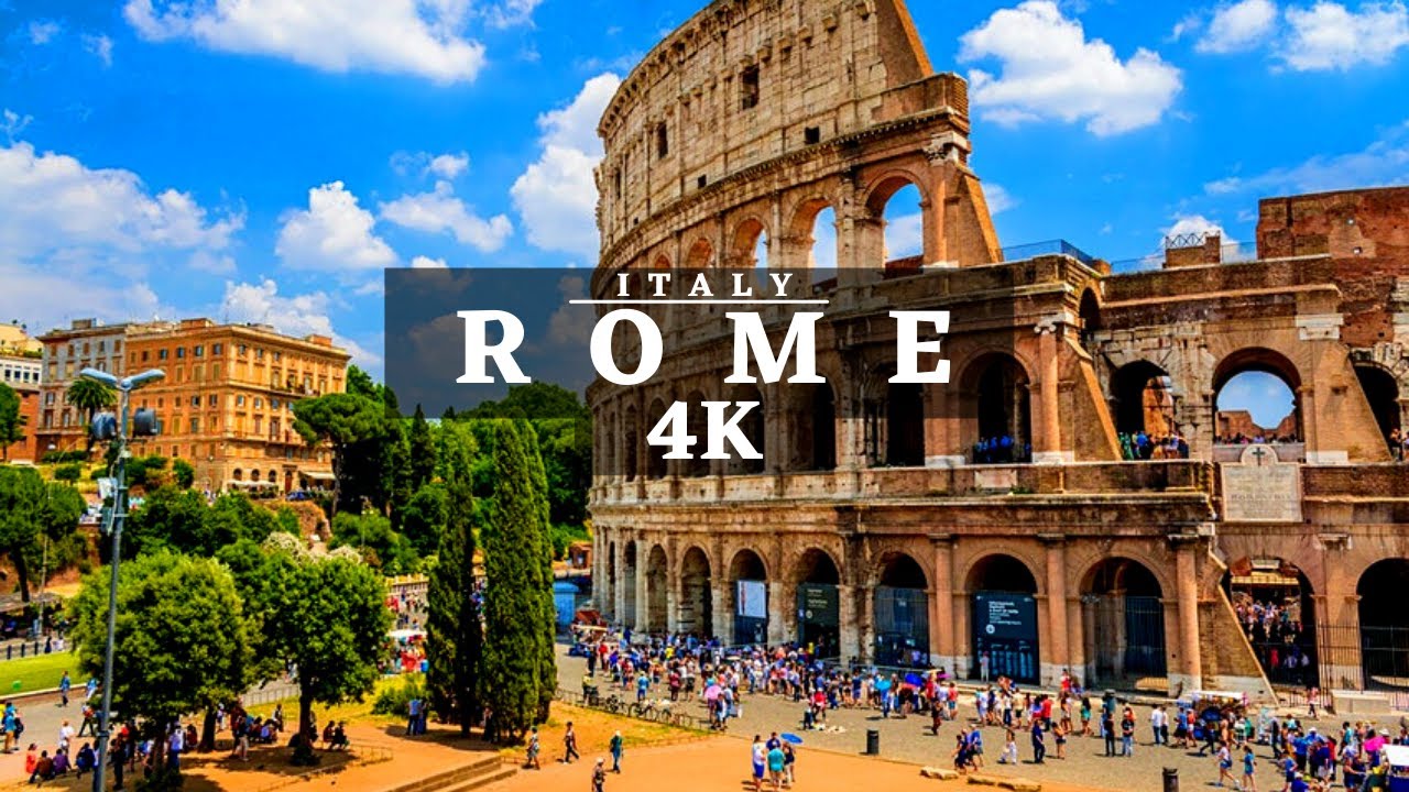 Rome, Italy 4K Drone Footage | Cinematic View With Action Music | 8K ...