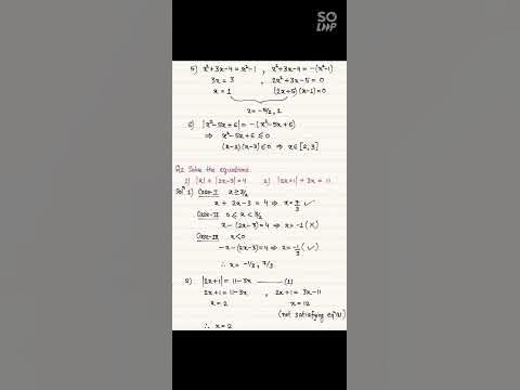 MODULUS FUNCTION, IDENTITY FUNCTION, GREATEST INTEGER FUNCTION - YouTube