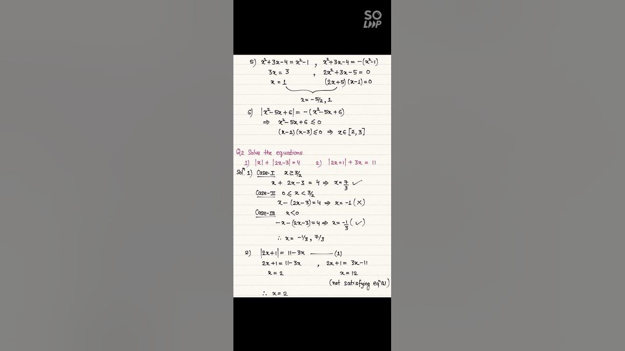 MODULUS FUNCTION, IDENTITY FUNCTION, GREATEST INTEGER FUNCTION - YouTube