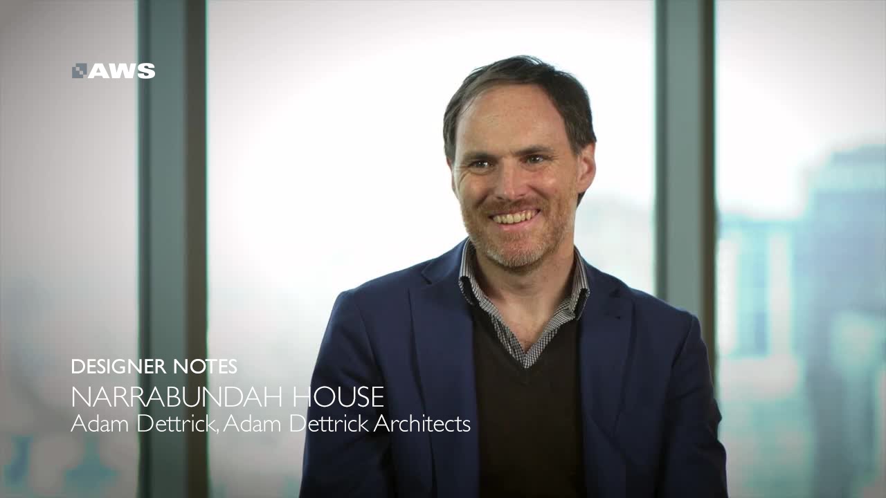 AWS Designer Notes - Adam Dettrick - Narrabundah House - YouTube