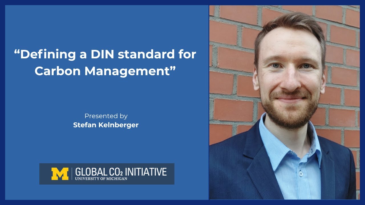 “Defining a DIN standard for Carbon Management” - YouTube