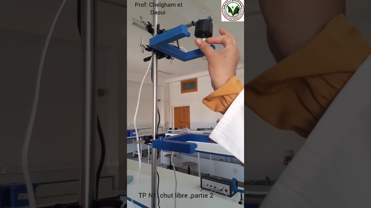 TP physique I - Chute libre ,Partie 2 - YouTube