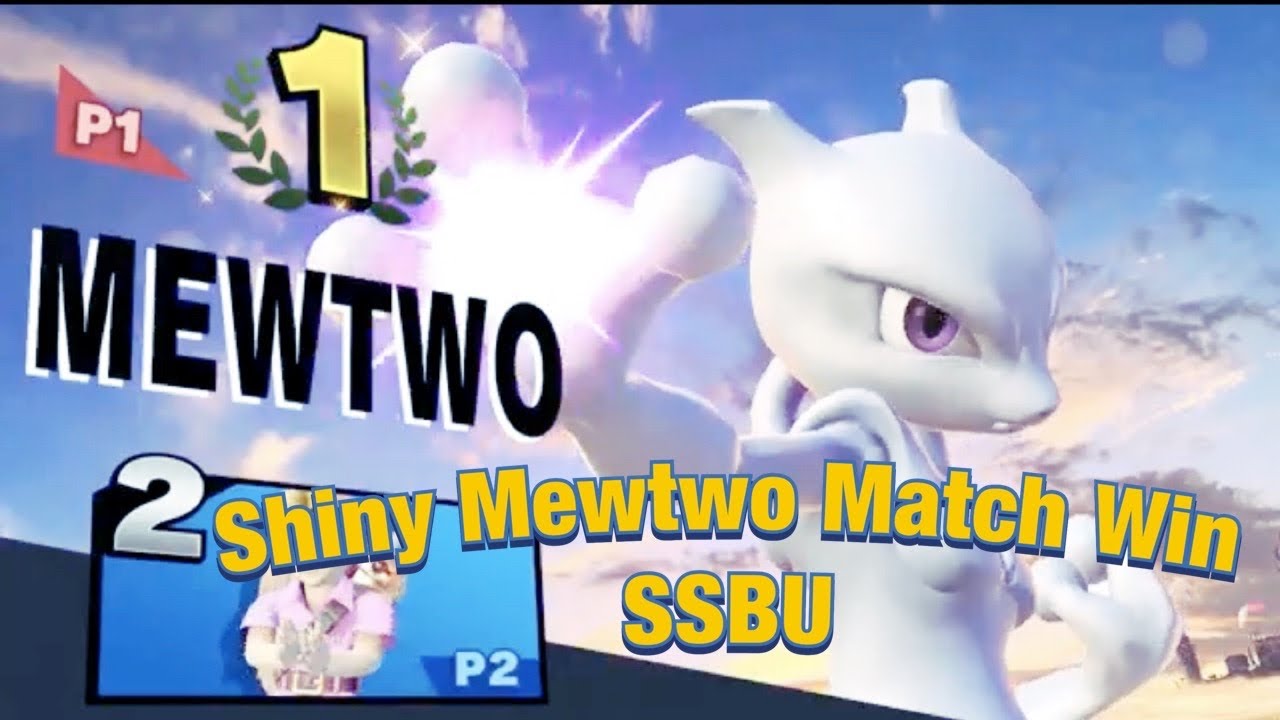 Mewtwo Main Match Win • Super Smash Bros Ultimate - YouTube