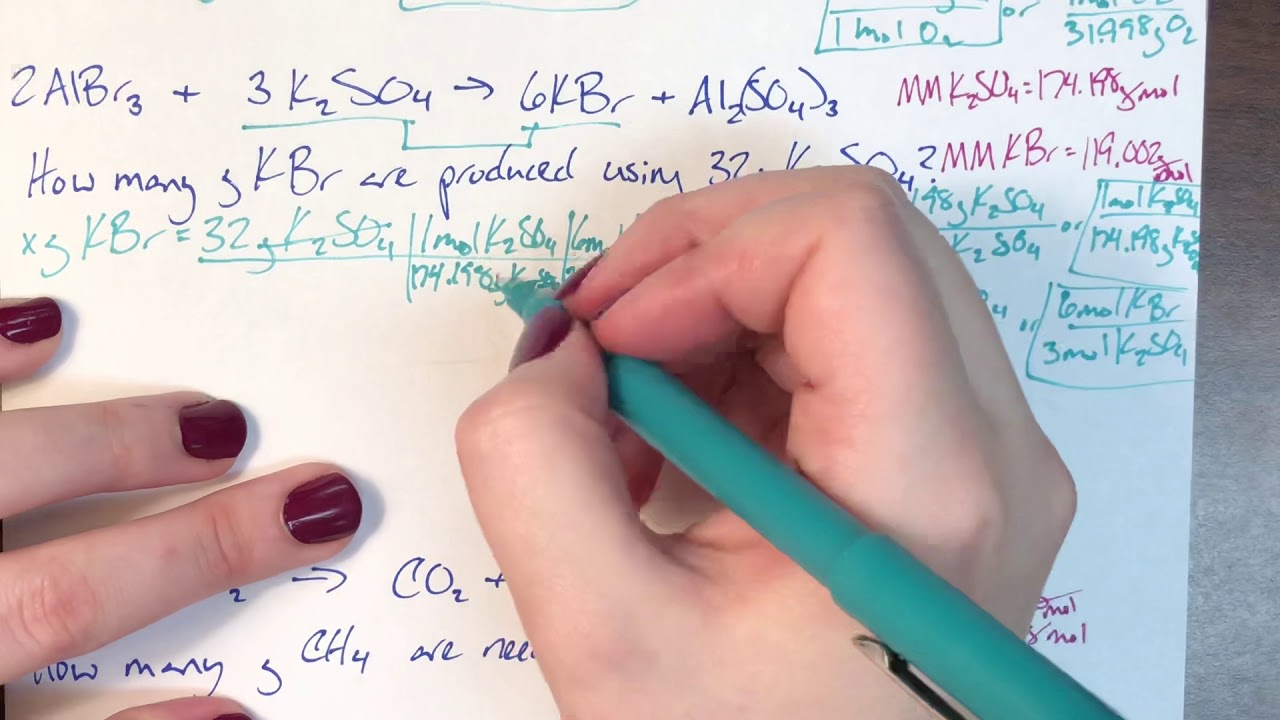 Gram to Gram Calculation Practice - YouTube